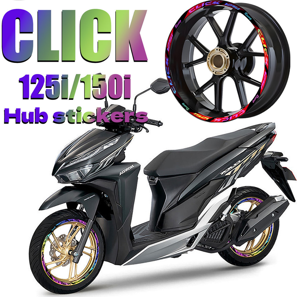For 14 Inches Honda Click 125i 150i Decals Click 125 V1 V2 V3 ...