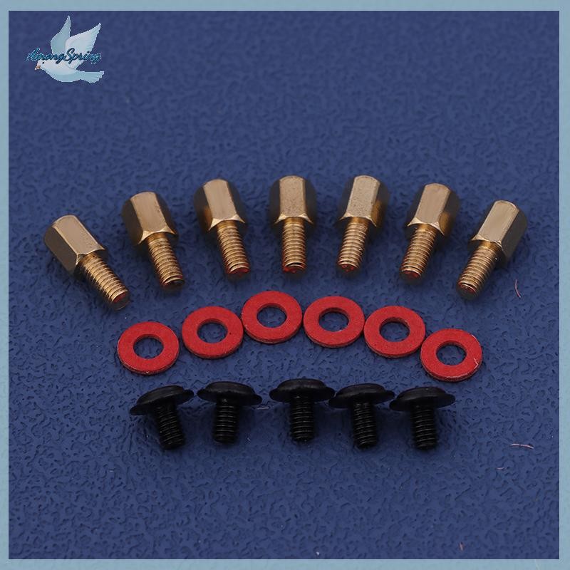 AmongSpring> 60Pcs Computer PC Case Motherboard Riser Screws 6-32-M3 ...