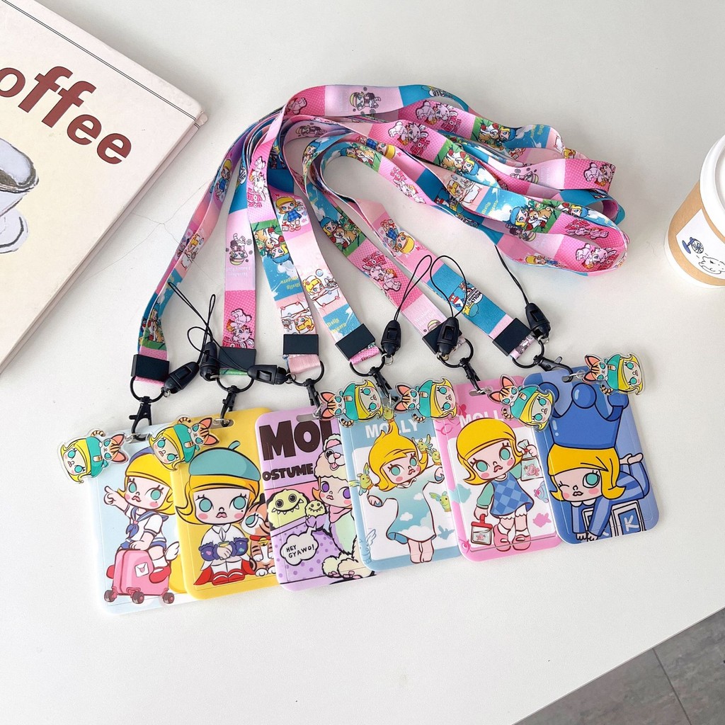 Molly Card Holder Lanyard Student Card Anti Loss Card Chest Card Pop ...
