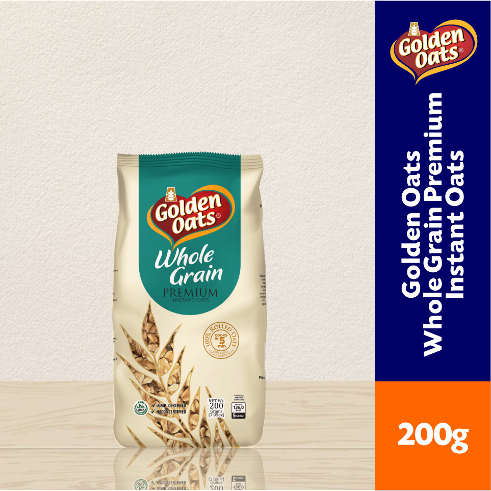 GOLDEN OATS Premium Whole Grain Instant Oats 200g | Shopee Philippines