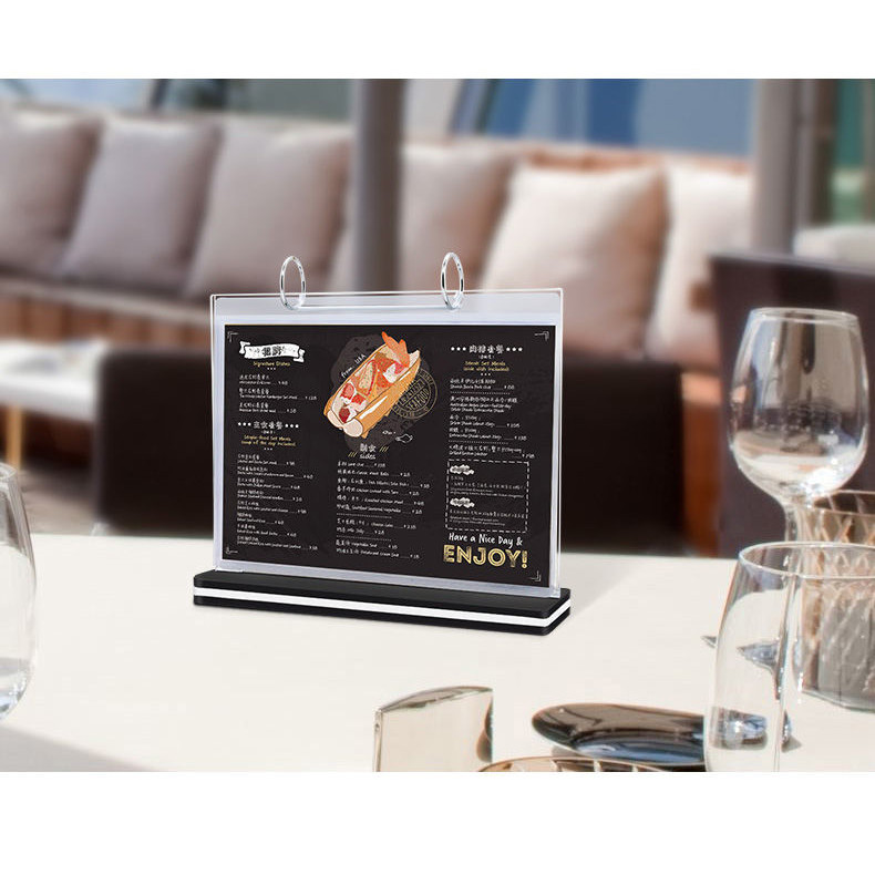 A4 Flip Table Card Table Card A5 Table Sign 6 Page Product Price Tag ...