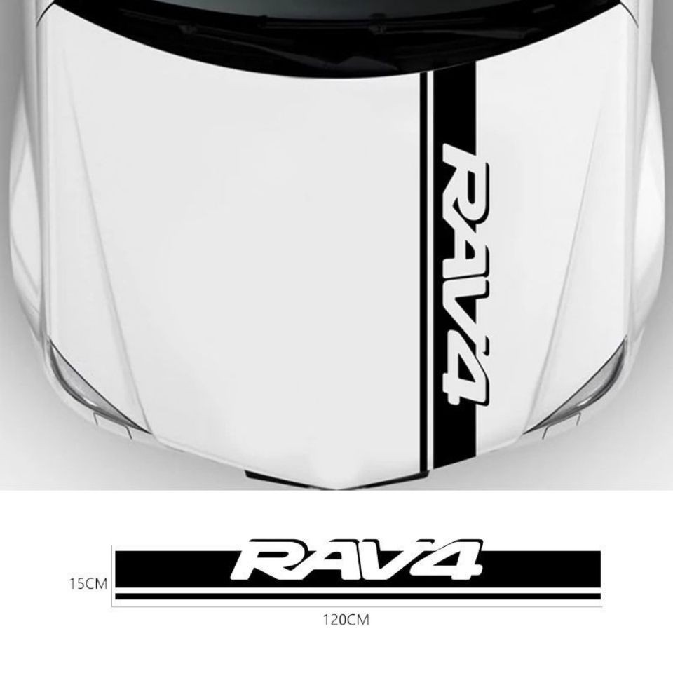Toyota RAV4 Garland Decorative Stickers Car Hood Track Print Stickers ...