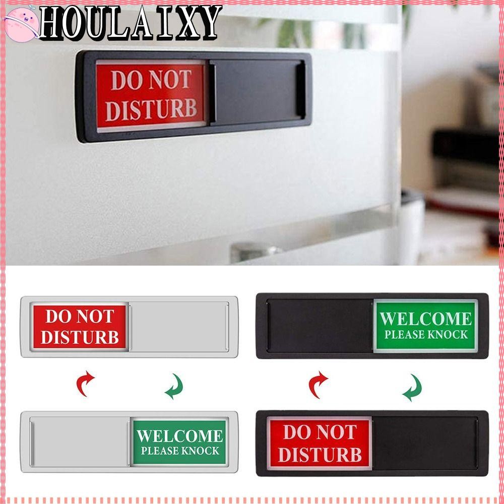 HOULAIXY Office Door Sign, Self adhesive Waterproof Reminder Signs ...