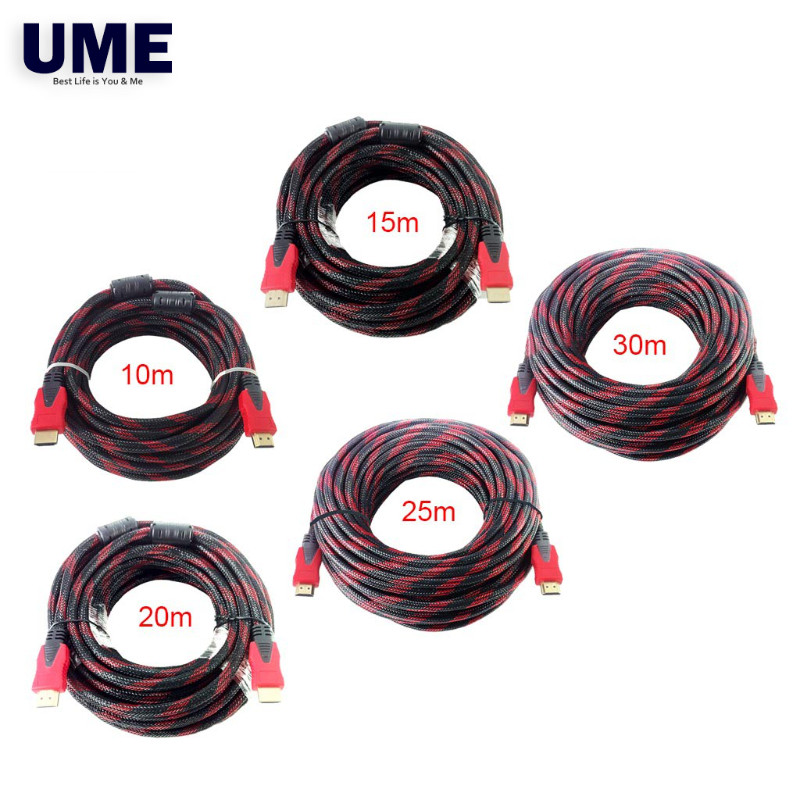 High Speed HDMI To HDMI Cable 10M 15M 20M 25M 30M Full HD 1080P COD ...