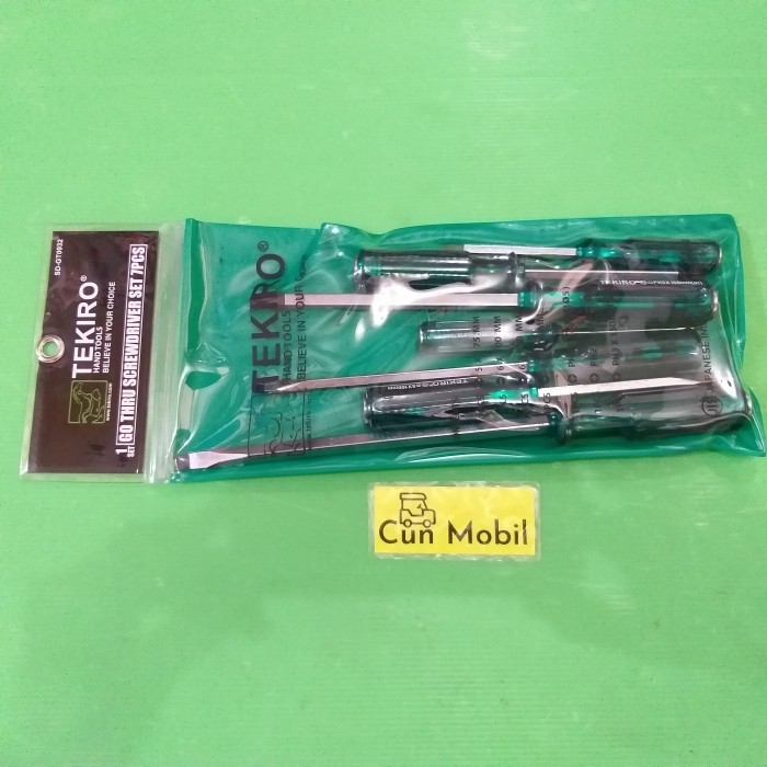 Tekiro brand 7pc translucent screwdriver set | Shopee Philippines