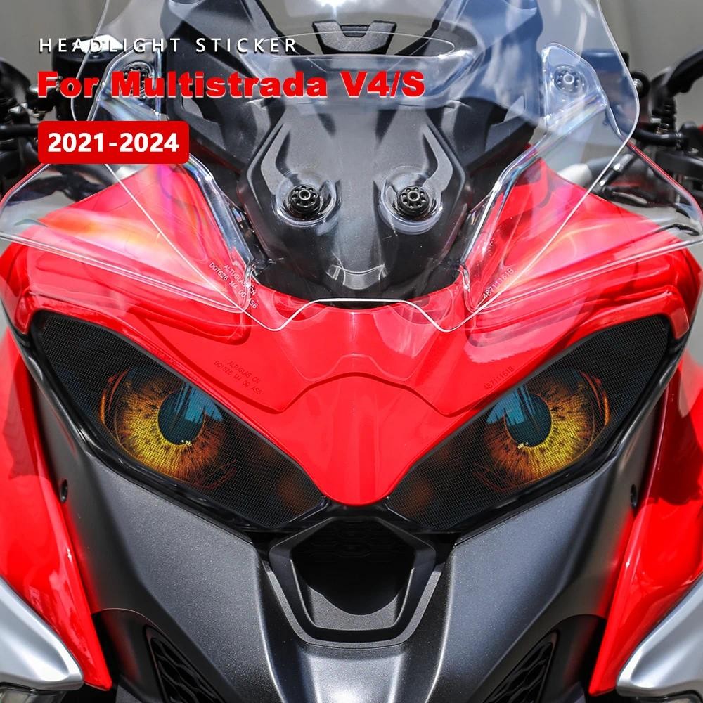 Headlight Sticker Waterproof Motorcycle Decals for Ducati Multistrada ...