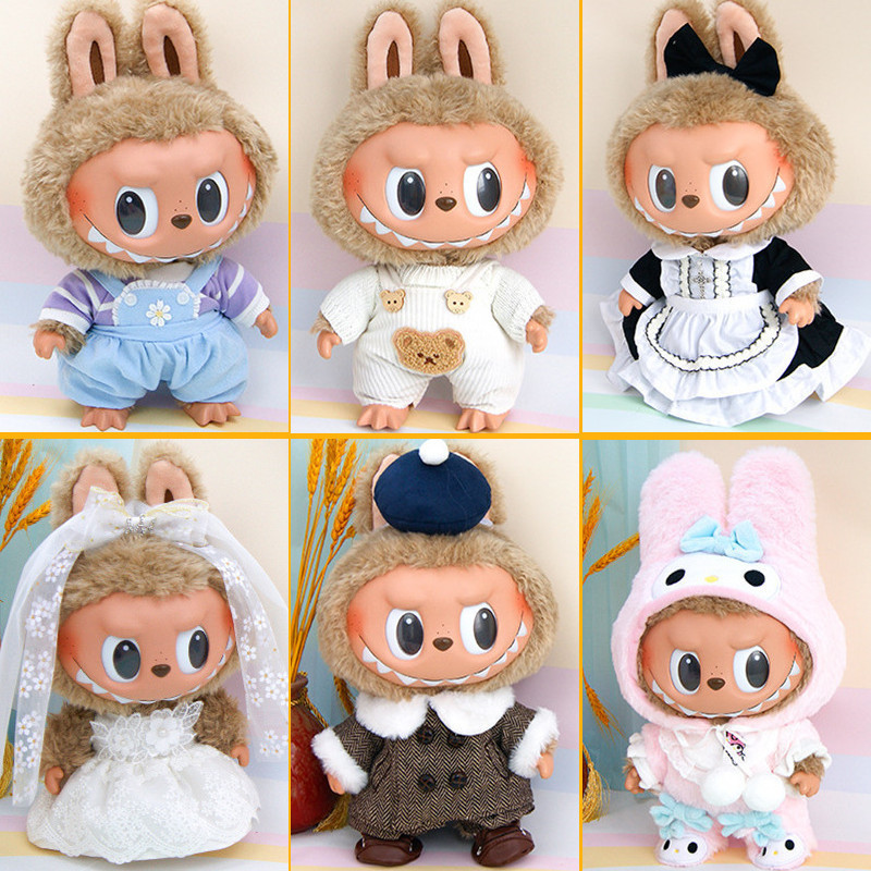 LABUBUDoll Clothes Shoes POPMARTPop Mart Generation Second Generation ...