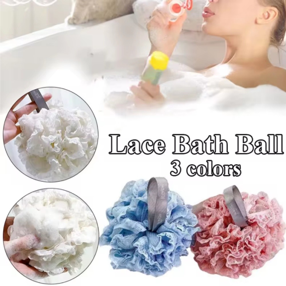 Shower Ball Soft Refined Pink Luxury Bath Soft Luxury Thick And Firmly ...