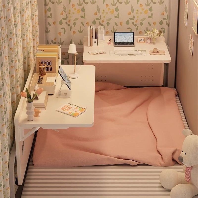 Bed Desk University Dormitory Artifact Computer Desk Upper and Lower ...