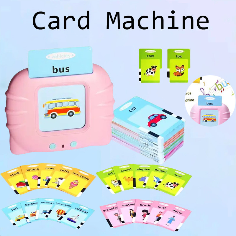 Early Education Portable Flash Card Reader Pronunciation English Oral ...