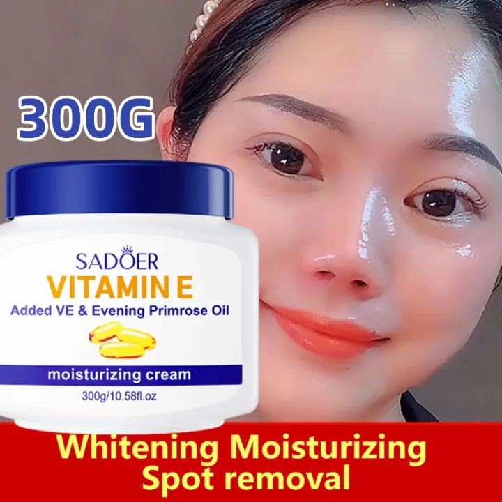 Vitamin E cream lotion original from Thailand whitening moisturizing for face & dry skin /300g ...