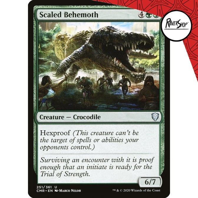 Magic The Gathering Card : Scaled Behemoth | Shopee Philippines