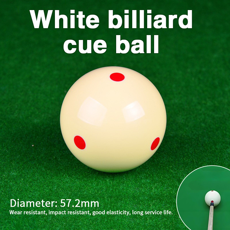 Professional Cue Ball Spot Pool Billiard Practice Training Balls 6 Dot ...