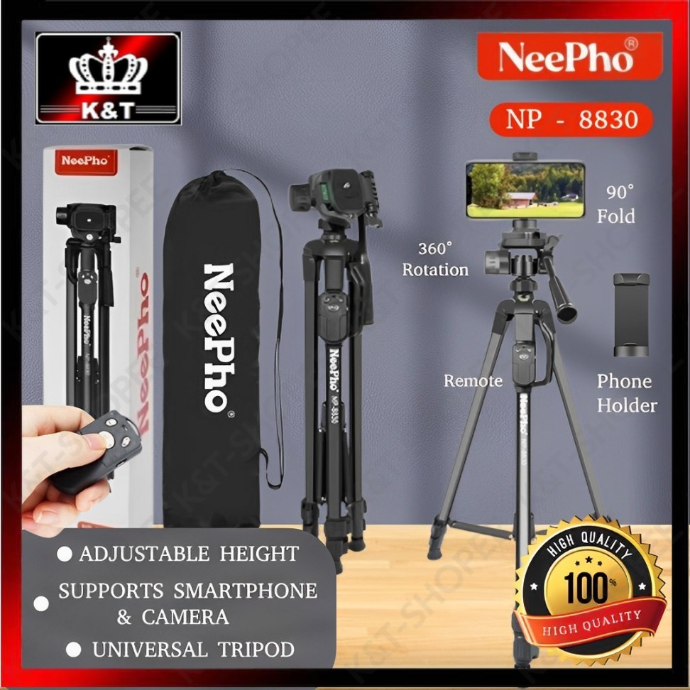 Neepho NP-8830 Camera Support Stand for Versatile Filming Enhance Your ...