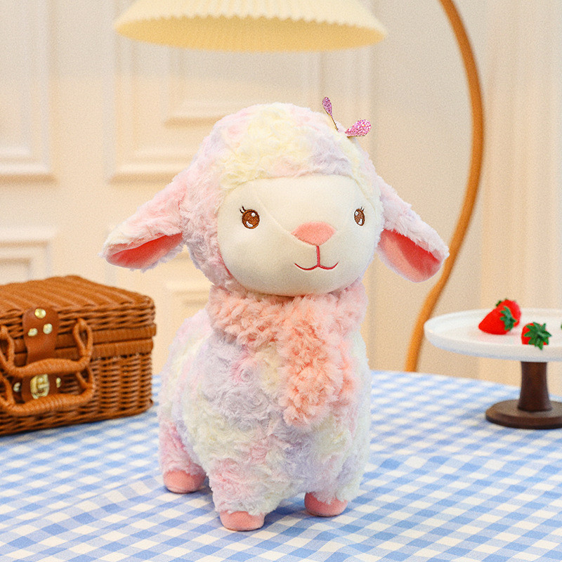 New little sheep doll creative plush toy lamb doll cute children's rag ...