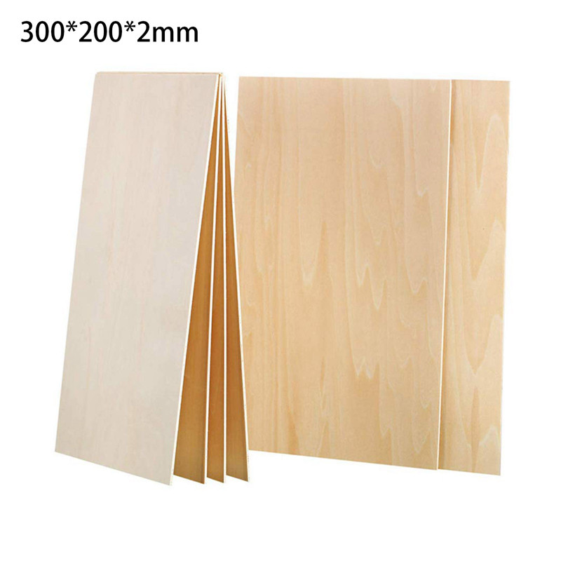 Uliekhy 5/10Pcs 2mm Wood Sheets DIY Balsa Wooden Board Handmade Model ...