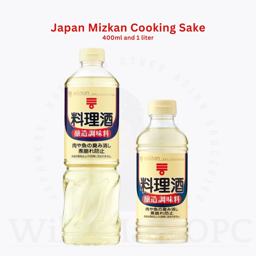 Japan Mizkan Cooking Sake 400ml and 1 liter | Shopee Philippines