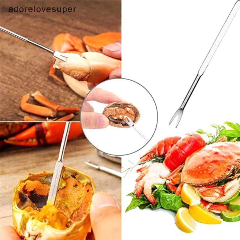 AD1PH Forks Seafood Picks Crab Ministeel Stainless Oysters Picker ...