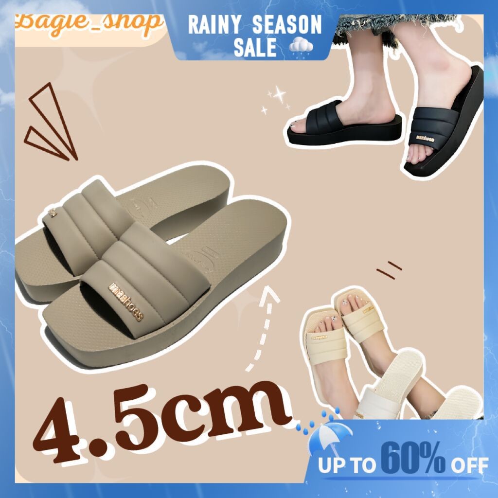 BS Rubber New Trend Mid-Thick Slippers for Women #Mia-201411 (add 1 ...