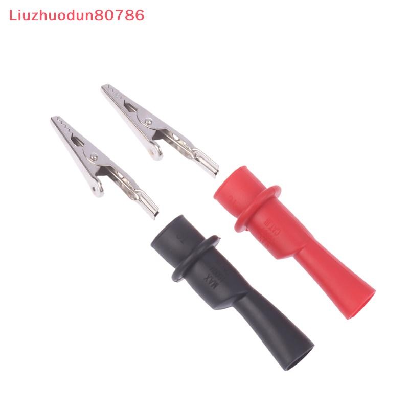 Liuzhuodun80786 2pcs Multimeter Push On Alligator Clip P2008 Inline 2mm ...