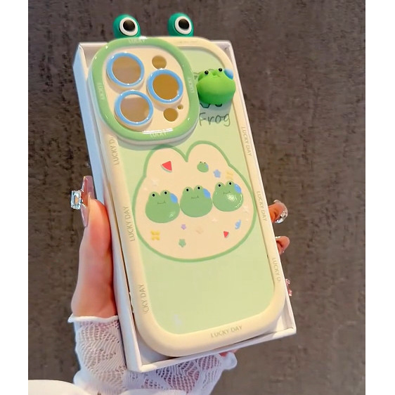 3D Cartoon Frog Doll HP Casesing For Vivo Y17S Y15S Y12 Y28 Y12S Y20 ...