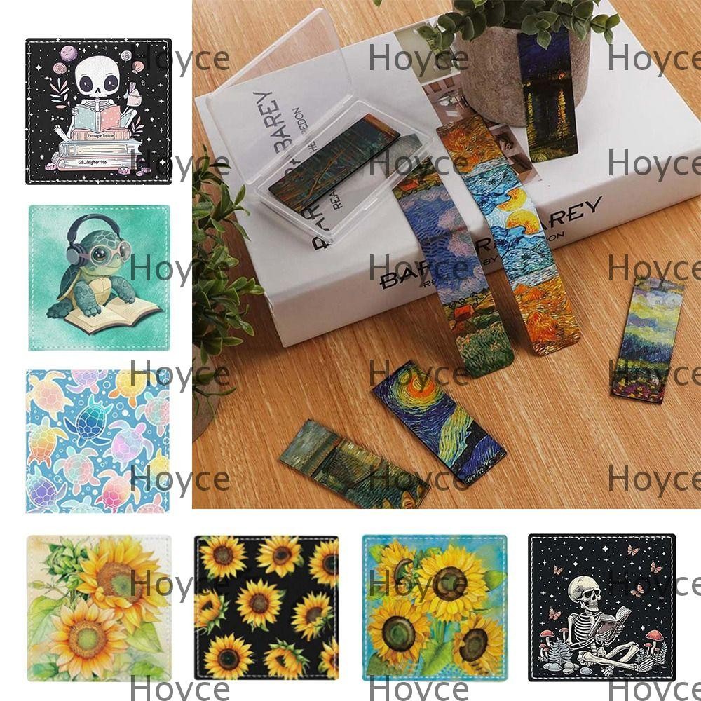 HOYCE Book Corner Bookmarks, Hand-stitched Vintage Book Page Markers ...