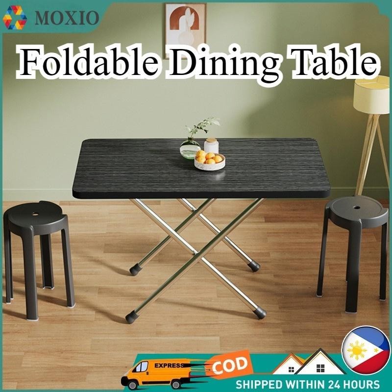 Lamesa Black Dining Table Folding Table Outdoor Portable Foldable Table ...