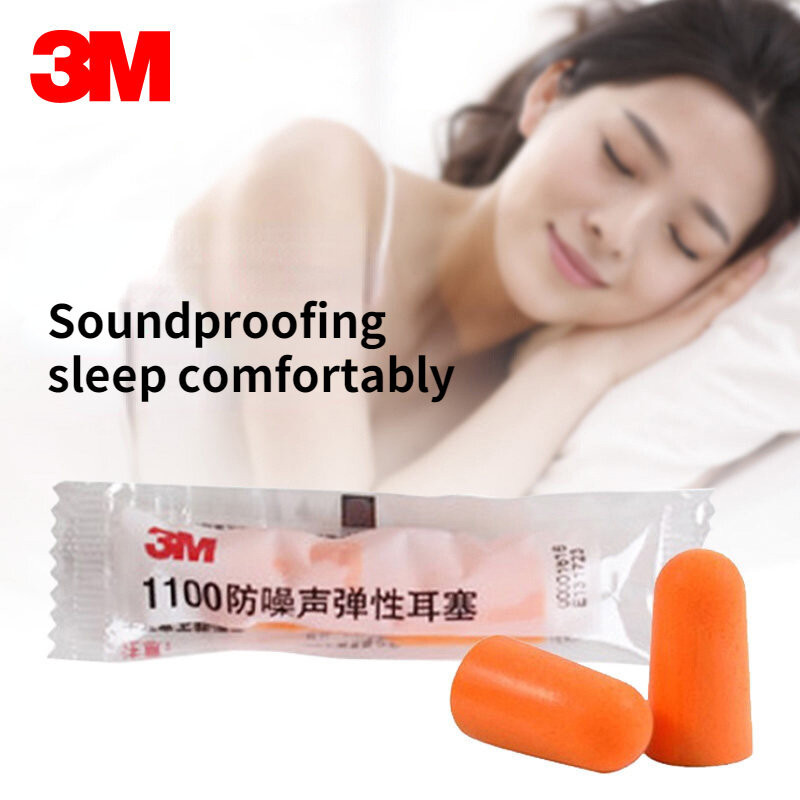 Sleep Soundproof Earplugs 3m Bullet Type Foam Noise Ears Plugs Adult ...