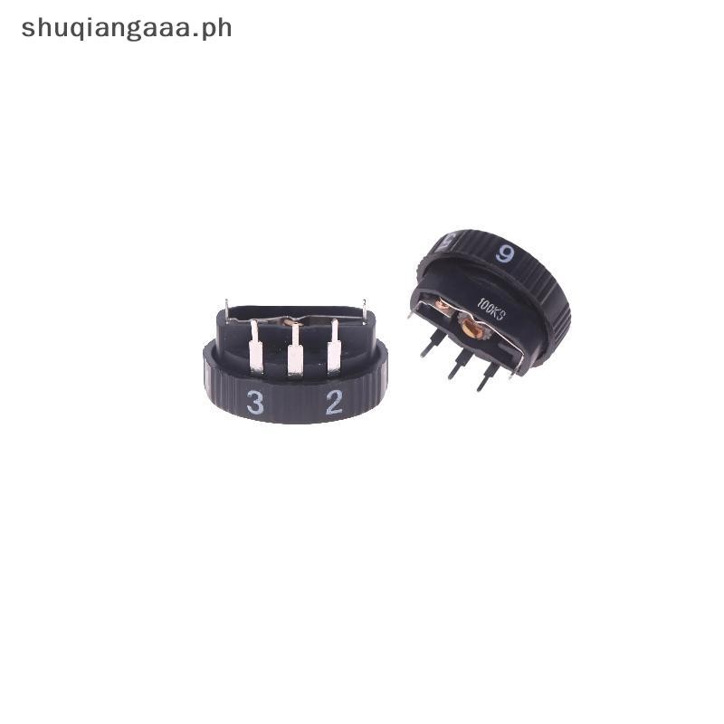 WH 28-T Back B100K 5 Pin Pulley Potentiometer Rotates 10 Lower Belt ...