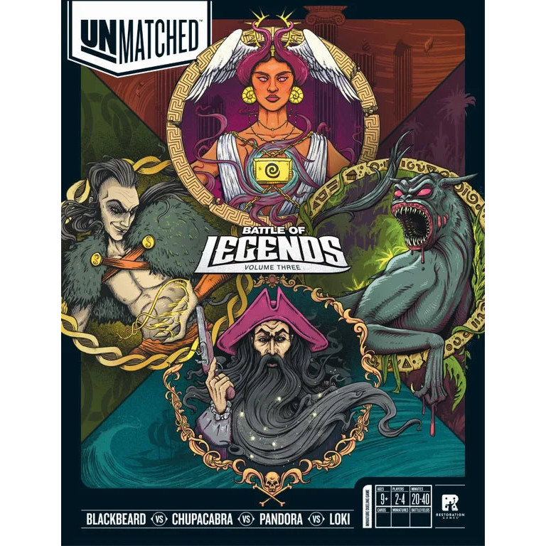 Unmatched: Battle of Legends Volume Three with PROMO FOILS Authentic ...
