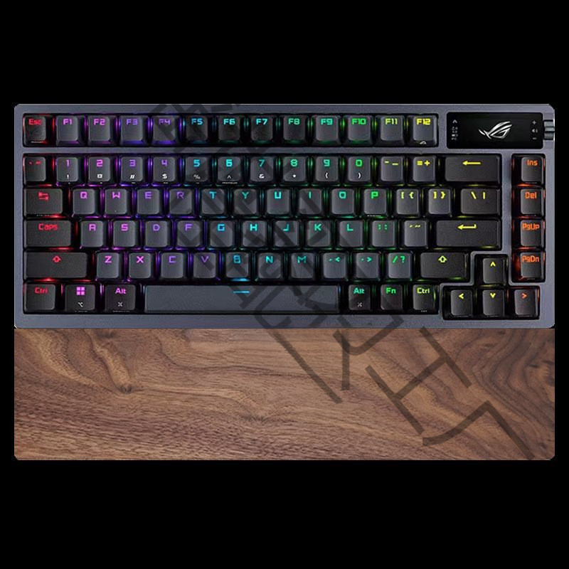 Walnut Wood Machinery ROG Night Demon Keyboard Rest Ranger2RX TKL ...