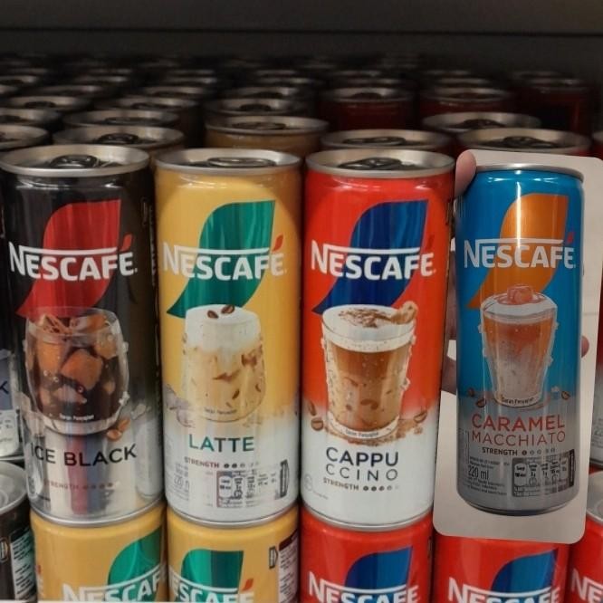 Nescafe Canned Coffee 220ml Ice Black Flavor Latte/ Cappuccino/ Caramel ...