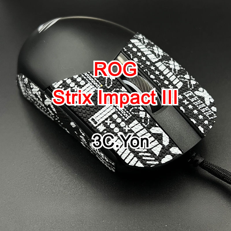 Mouse Skin Asus ROG Strix Impact III Wireless Gaming Mouse Wired Anti ...