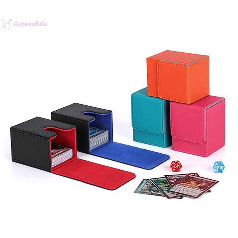 Trading Card Deck Box Durable Sturdy Card Storage Container Collectible ...
