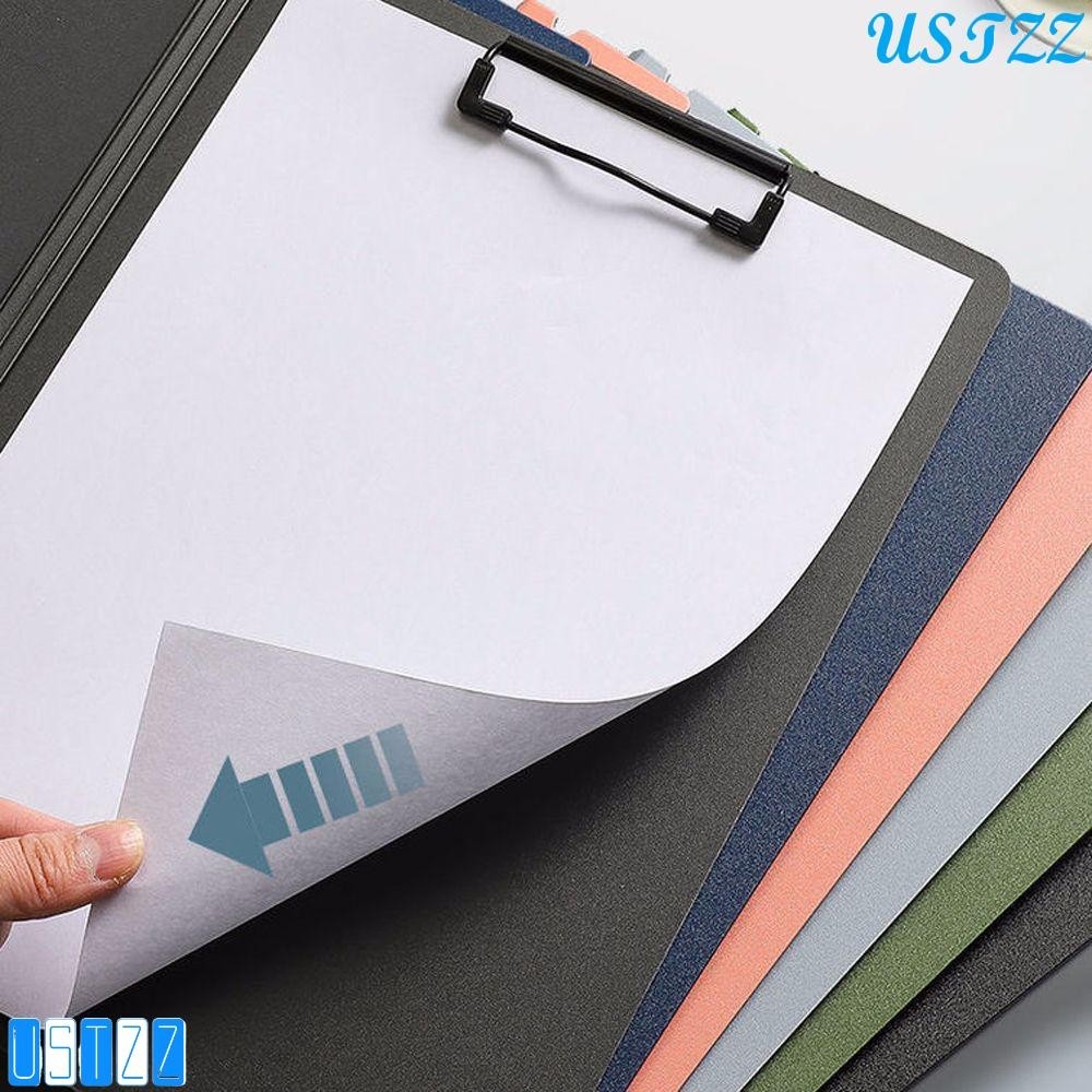USTZZ A4 Clipboard Hard Shell Waterproof School Stationery Memo Clip ...