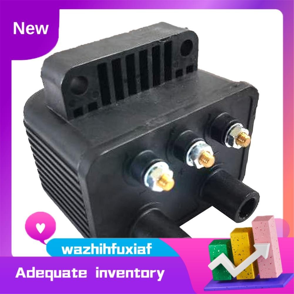 wazhihfuxiaf 53-434 Motorcycle Coil for Harley Davidson Bobber Chopper ...