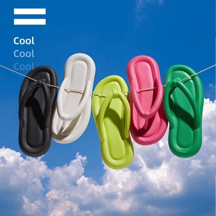 flip flops for women wearing solid color minimalist indoor home flip ...