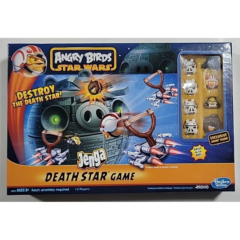 Hasbro Angry Birds Star Wars Jenga Death Star Game - 100% Complete ...