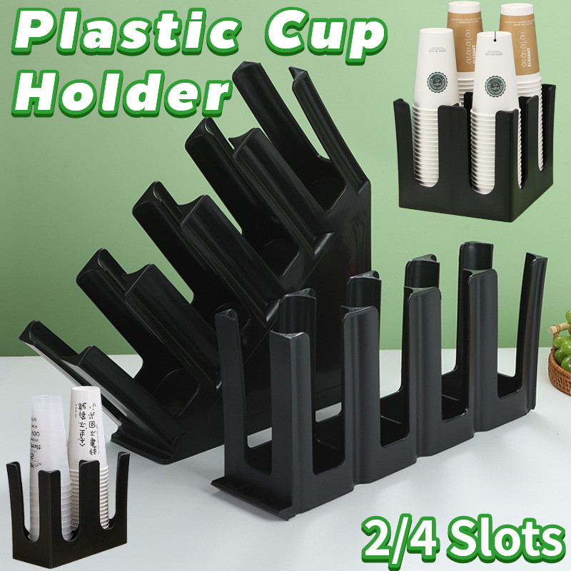 Plastics Cup Holder MilkTea Coffee Cup Organizer Disposable Paper Cup ...