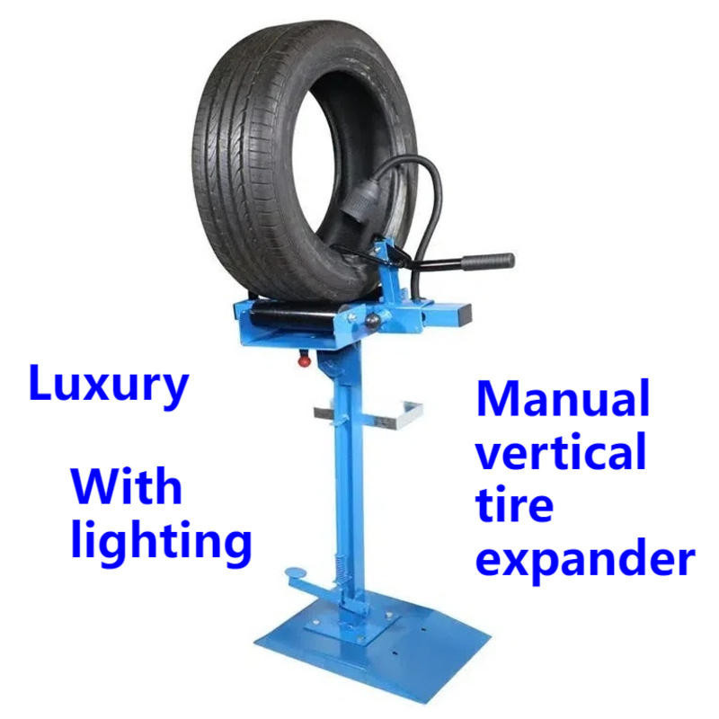 Manual vertical tire expander with light tire repair tire repair tool ...