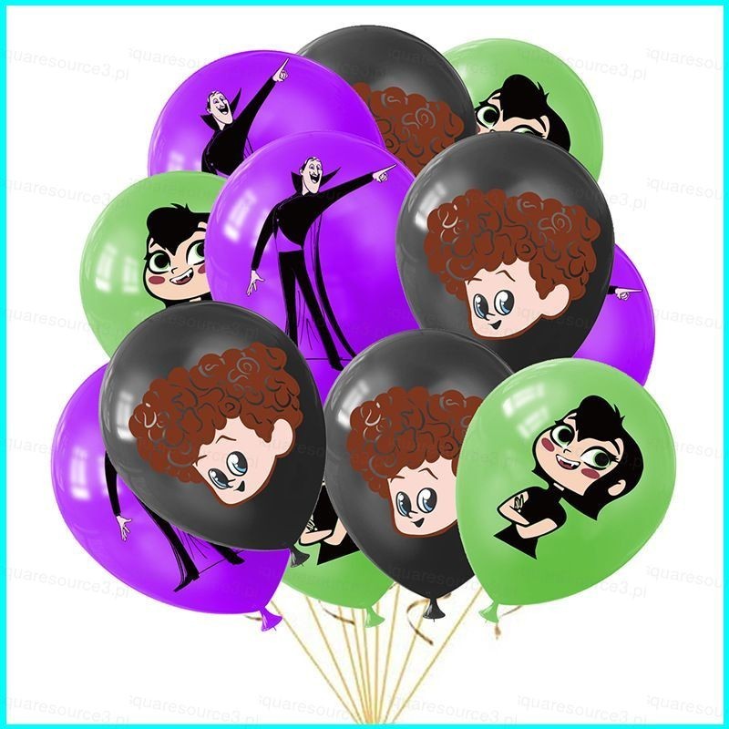 SQ3 12PCS/set Hotel Transylvania Theme 12 inch latex balloons birthday party decoration space ...