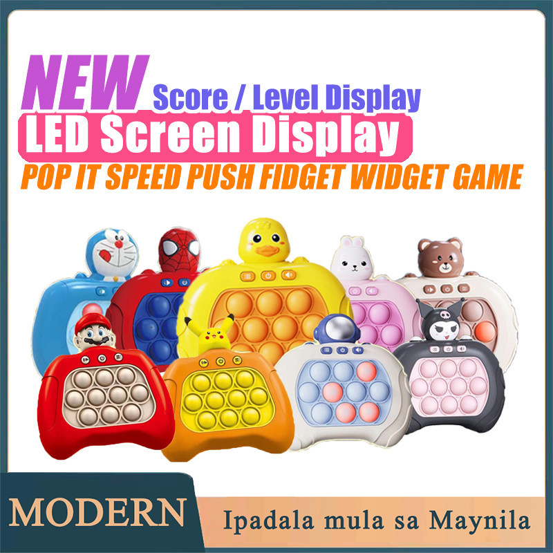 Quick Push Game Console Electronic Speed Push Through Pop It Game ...