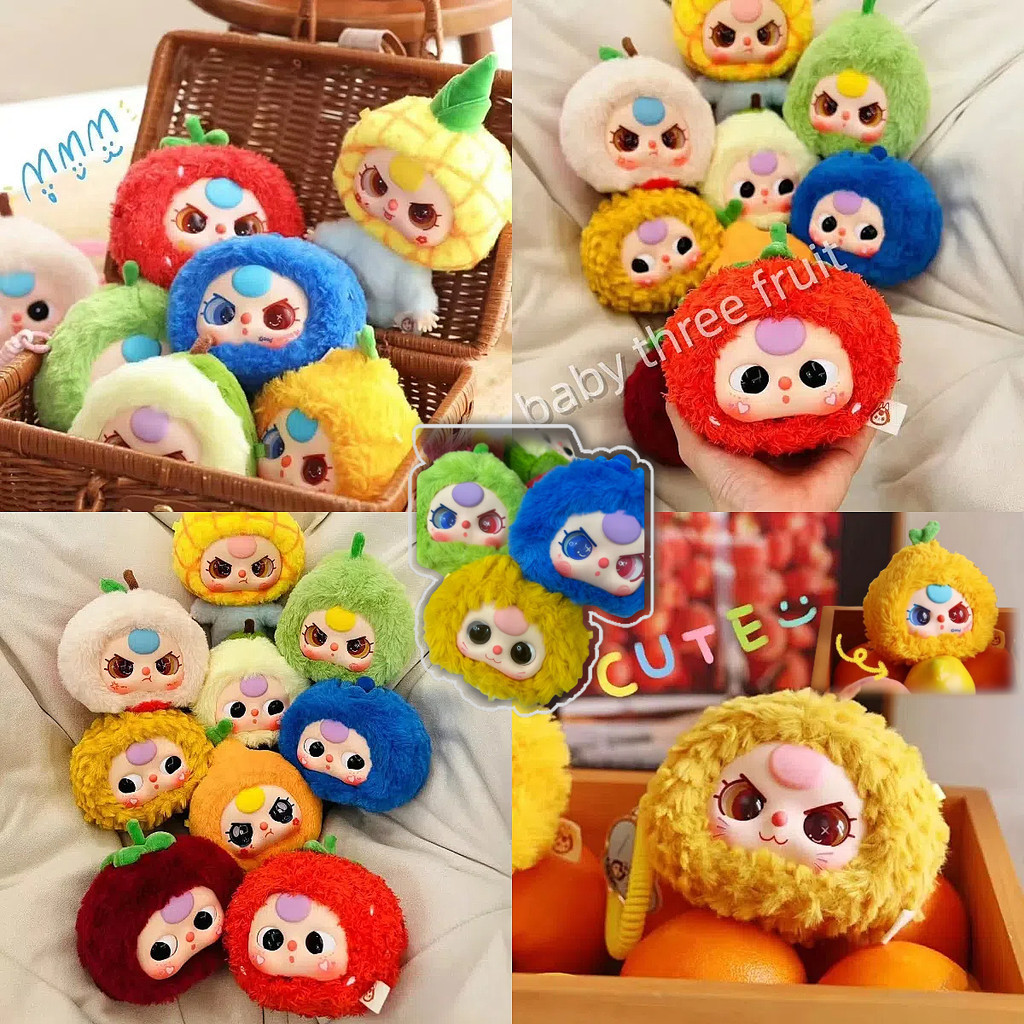 Baby Three Fruit Blind Box Cute Trendy Stuffed Doll Birthday Gift Toys ...