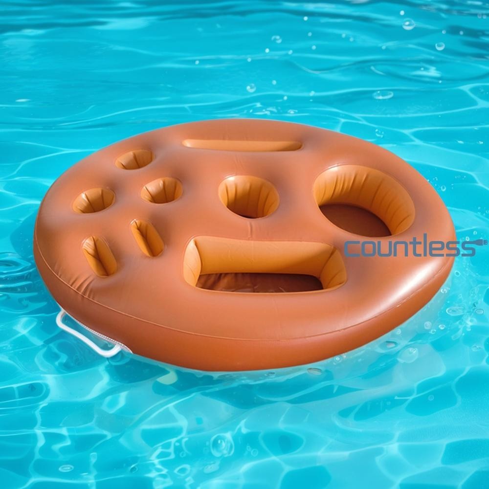 Pool Inflatable Drinks Holder Floating Cup Holder PVC for Beach Time ...