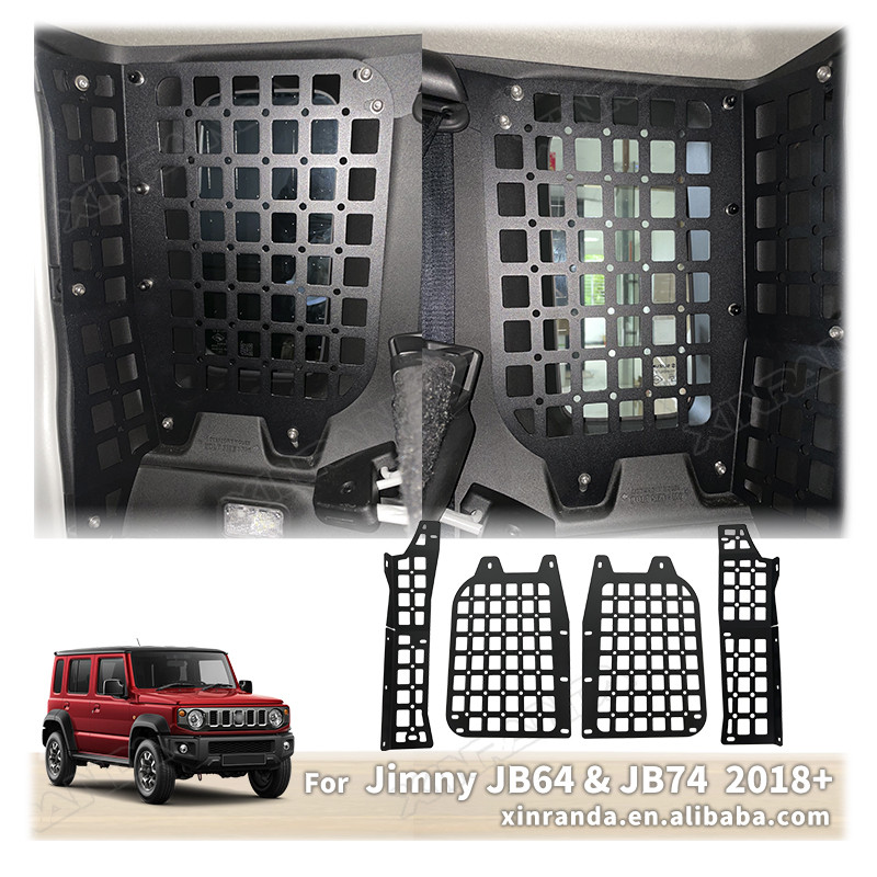 5 Door Jimny Rear Racks Window Car Trunk Shelf Storage Bracket Luggage ...