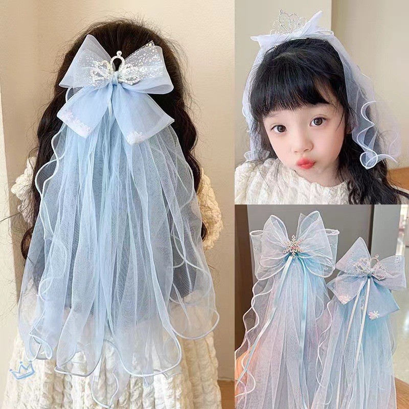 1 Pc Cinderella Cone Gauze Headband Princess Style Birthday Party ...