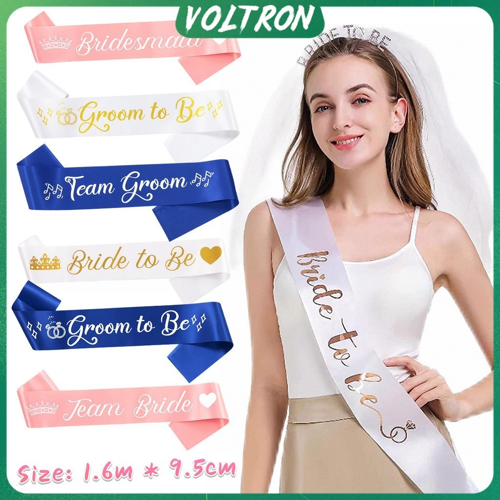 Groom to Be / Team Groom / Bride to be / Bridesmaid Sash Bachelor Party ...