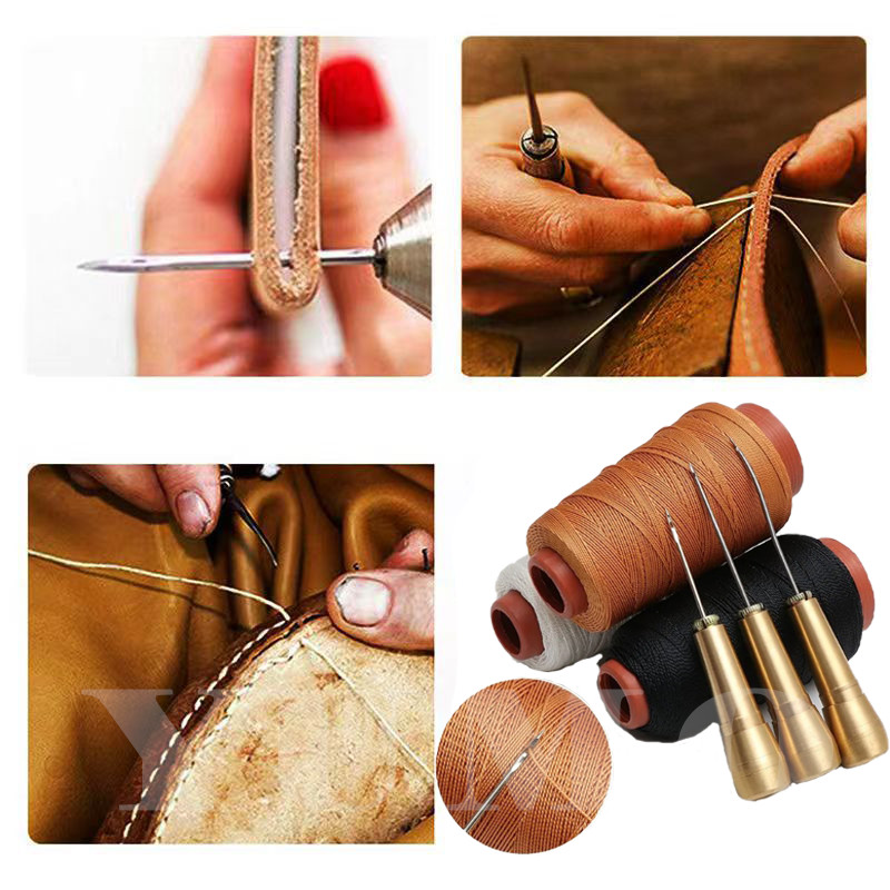 DIY Manual Sewing Kit Shoe Repair Tool Detachable Sewing Thread Awl ...