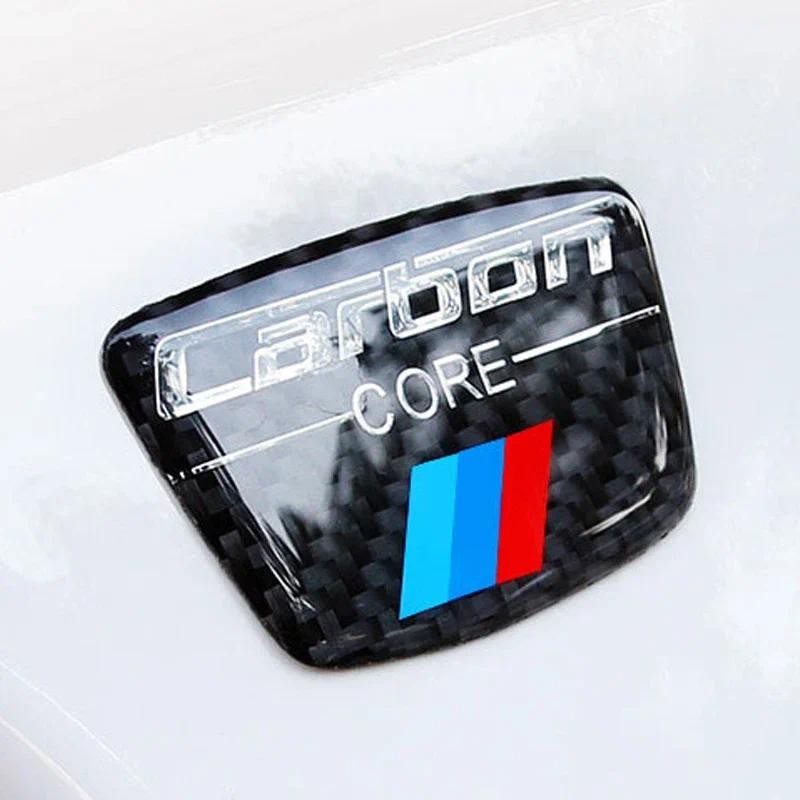 Carbon Fiber Car Core Emblem B Column Decal Anti-Scratch Sticker Car ...