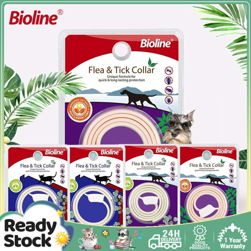 Bioline Pet Anti Tick Flea Collar for Dogs Cats Dog Cat Collar Pet ...